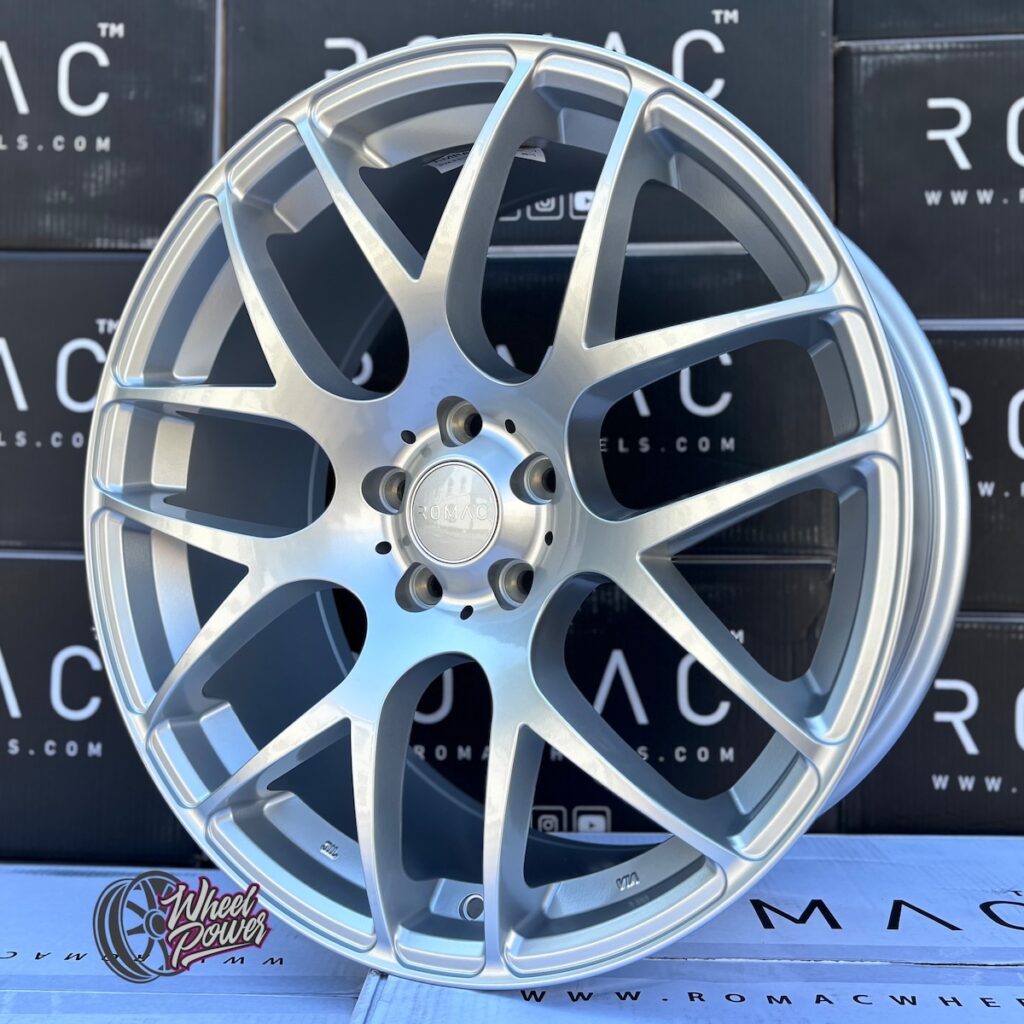 Romac Radium Silver 8×18″ & 8.5×18″ 5×120 BMW 3 Series 4 Series – Wheel ...